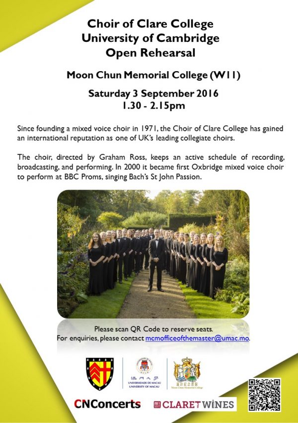 Artists - Moon Chun Memorial College | University of Macau